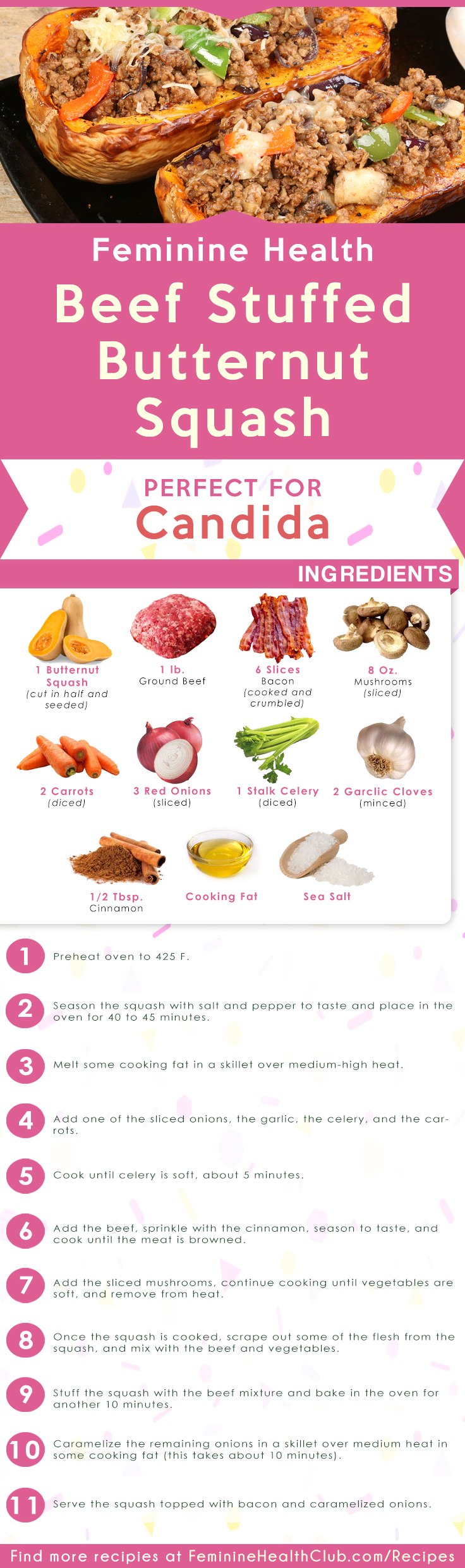 Beef Stuffed Butternut Squash Recipe For Candida