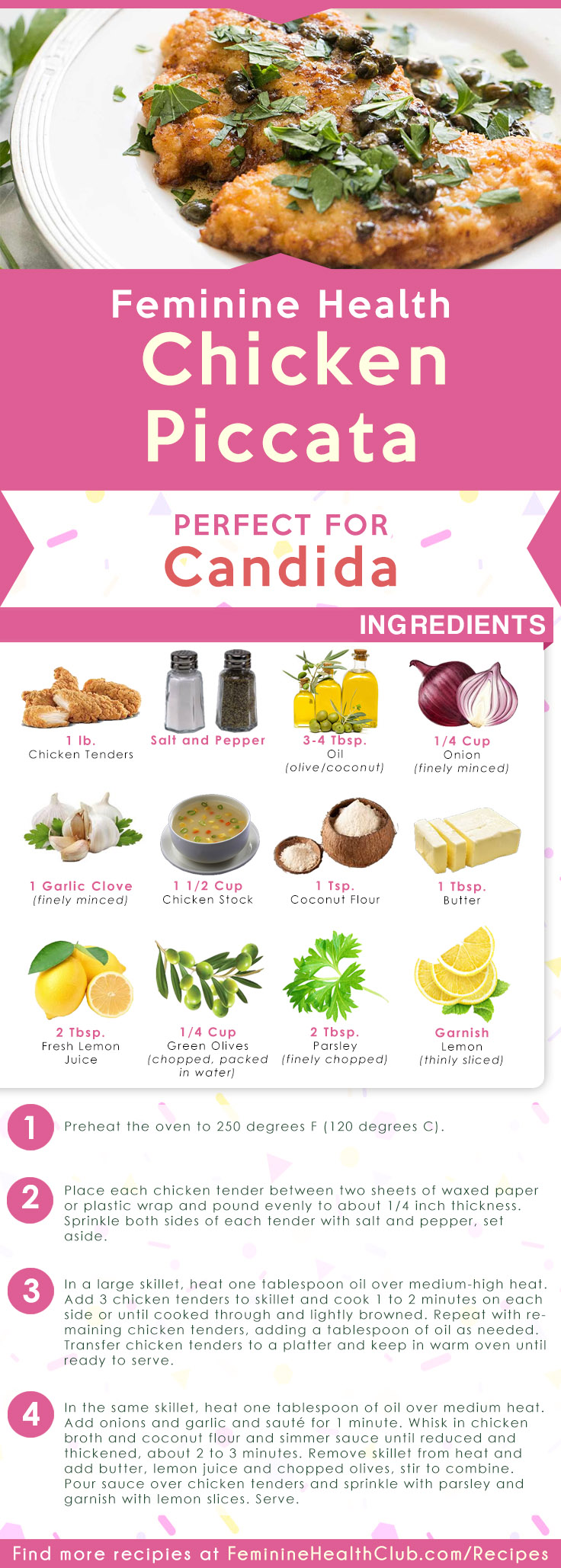 Chicken Piccata Recipe For Candida