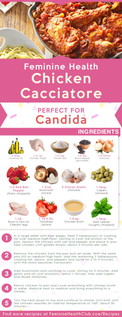 Chicken Cacciatore Recipe For Candida