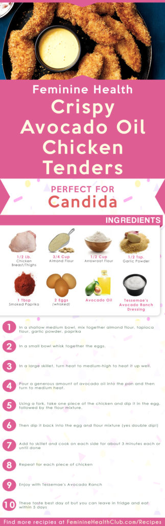 Crispy Avocado Oil Chicken Tenders Recipe For Candida