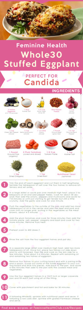 Whole30 Stuffed Eggplant Recipe For Candida