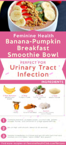 Banana-Pumpkin Breakfast Smoothie Bowl Recipe For Urinary Tract Infection